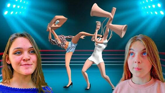 Лампоголовая Против Сиреноголовой!! Lamphead VS Sirenhead (Крутые детки ...