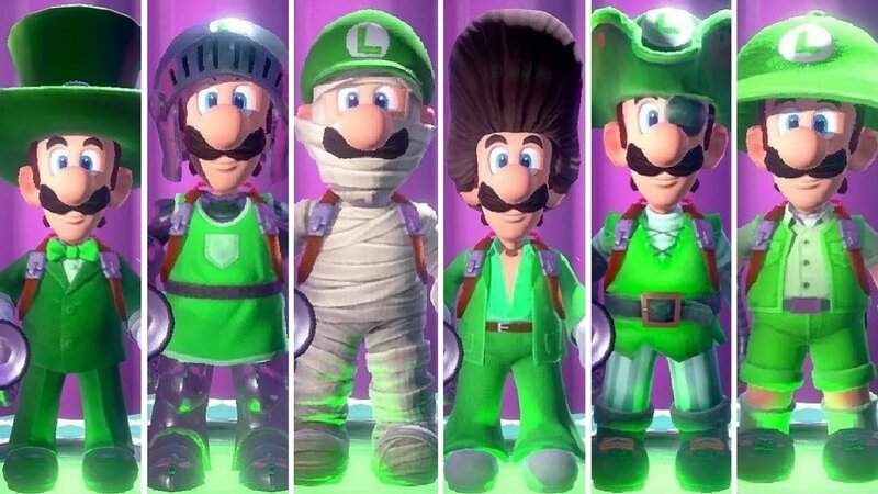 Luigi's Mansion 3 - All Luigi Outfits + ScareScraper Themes - Yandex ...