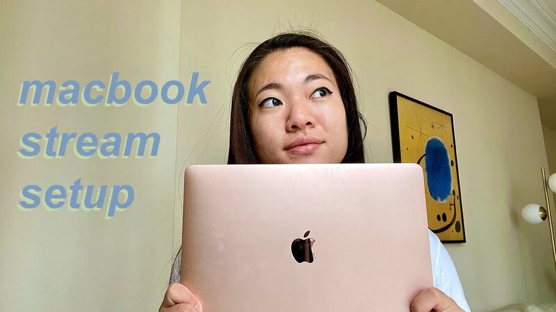 macbook twitch streaming setup!!