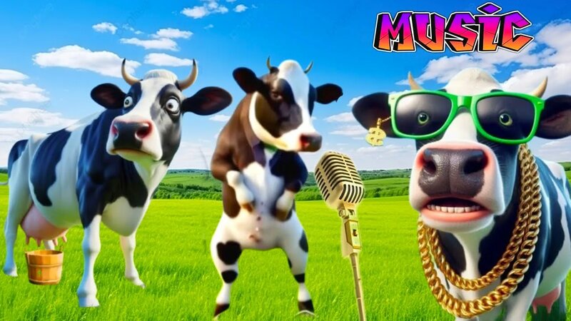 Funny cow dance - 78 | cow dance & cow video| dancing cow - Смотреть ...