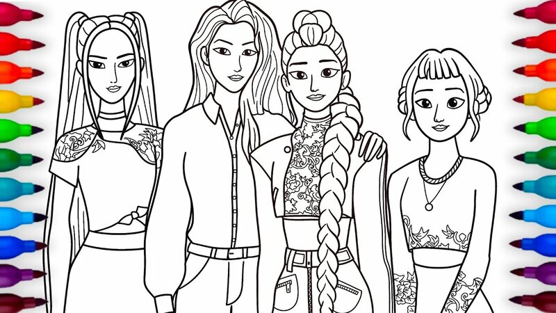 Golden Lyrics KPop Demon Hunters Coloring Pages | How to Color Rumi ...