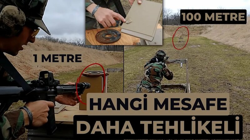 1 meter vs. 100 meter bullet damage test! does distance have an effect ...