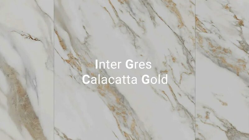 Плитка Inter Gres Calacatta Gold | Украина - Смотреть онлайн в поиске Яндекса по Видео