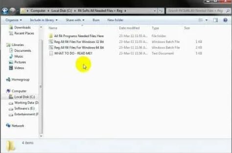 How To Register All R4 ocx & .dll Files IN WIndows 7 64 bit or 32 bit ...