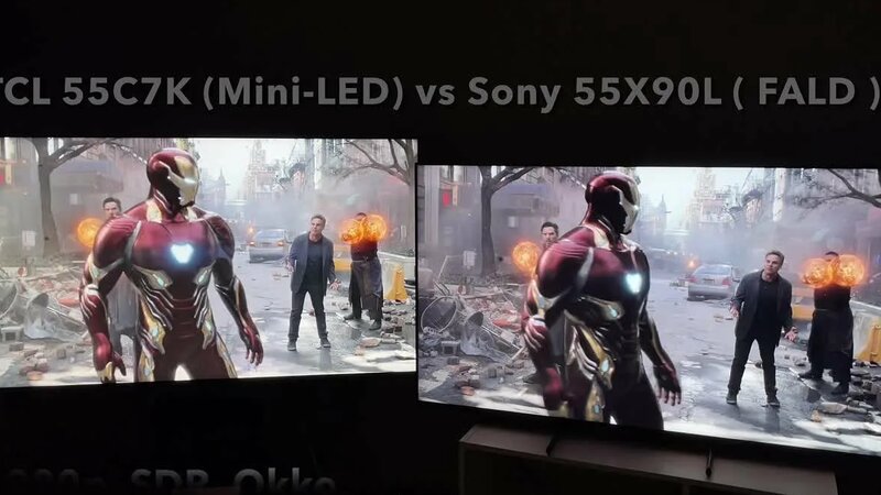 TCL - пустышка? Сравнение Изображения TCL 55c7k QD-Mini LED vs Sony ...