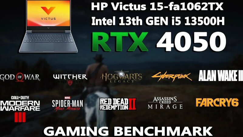 Intel i5 13500h + RTX 4050 Gaming Benchmark | HP Victus 15 RTX 4050 ...