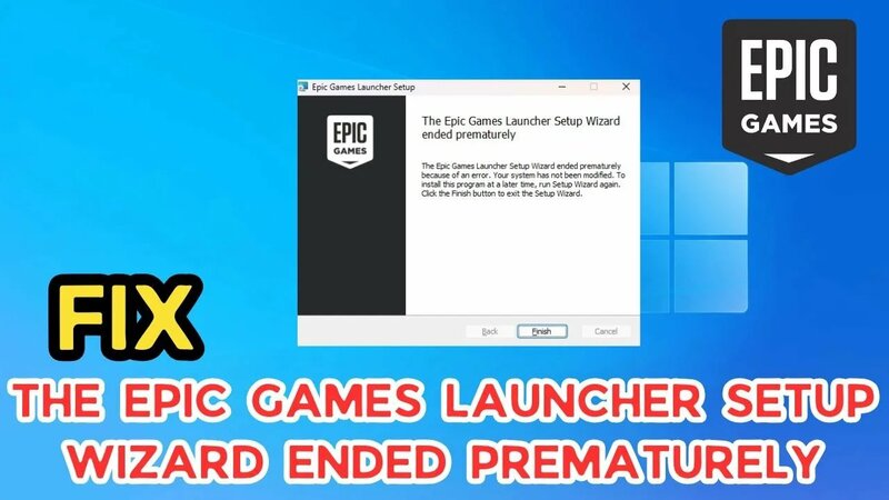 Fix Epic Games Launcher Setup Wizard Ended Prematurely - Смотреть ...