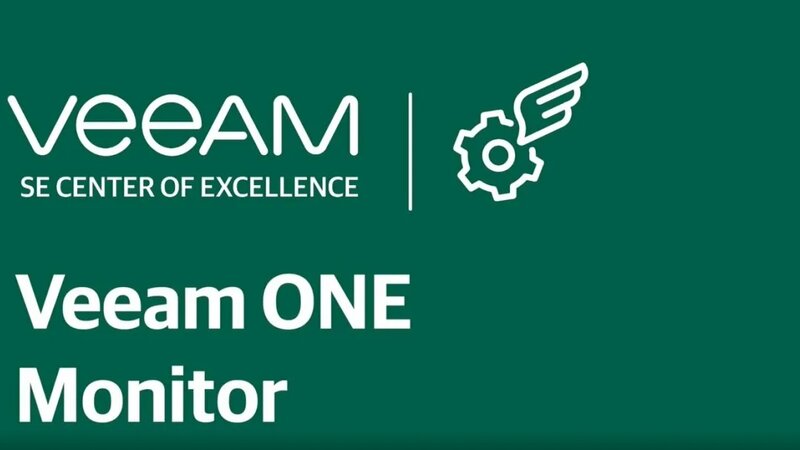 How to monitor and analyze performance with Veeam ONE