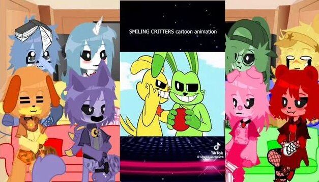 {Реакция smiling critters на тт/Лайк}• |Smiling critters react to tt ...