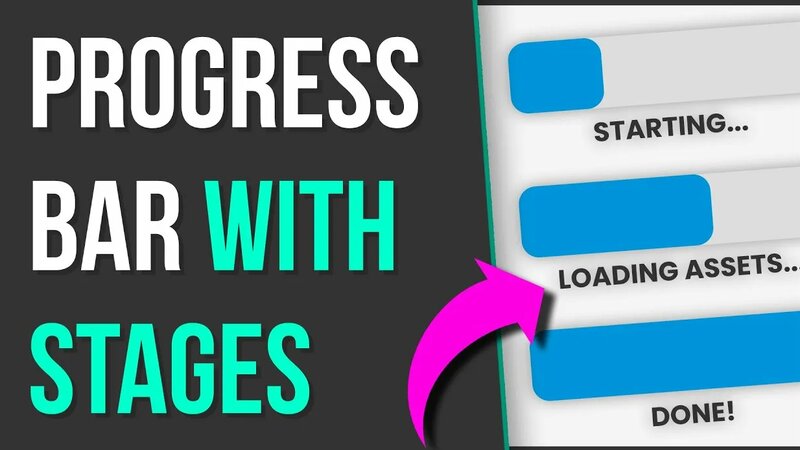 How to Create a Progress Bar WITH Stages - HTML, CSS & JavaScript ...