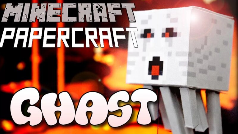 How to make a Minecraft Papercraft Ghast - Смотреть онлайн в поиске ...