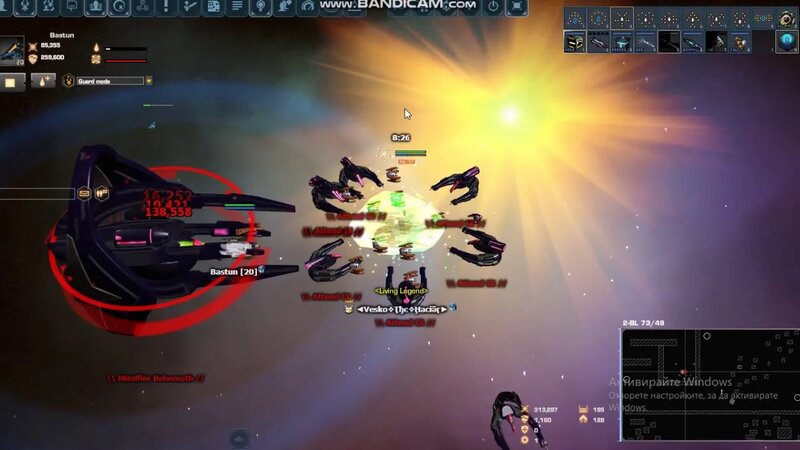 DarkOrbit - Mindfire Behemoth VS Mimesis [Black light update] [Last ...