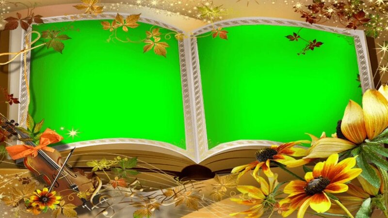 Book Frame Green Video || Book PNG Download Link