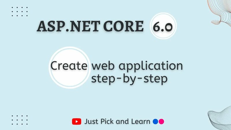 How to create asp.net core web application | Asp.net Core 6.0 | Asp.net ...