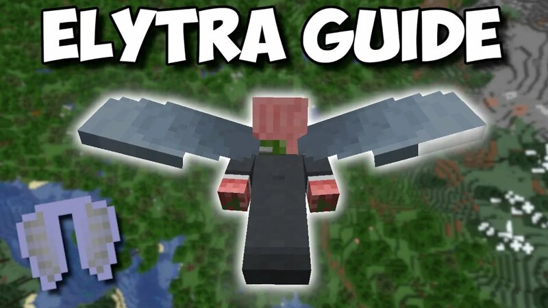 How To Get & Use Elytra In Minecraft!! - The Ultimate Elytra Guide ...