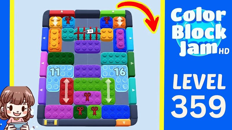 Color Block Jam Level 359 Solution Walkthrough - Смотреть онлайн в ...
