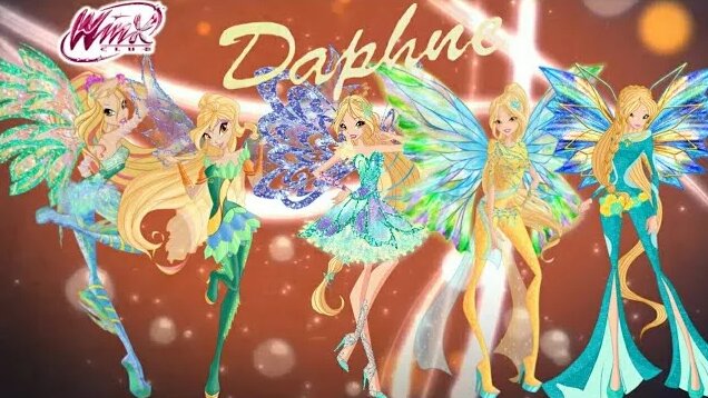 Winx club Daphne all transformations up to Onyrix (images), with theme ...