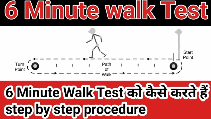 6 minute walk test how to perform | six minute walk test | 6 minute ...