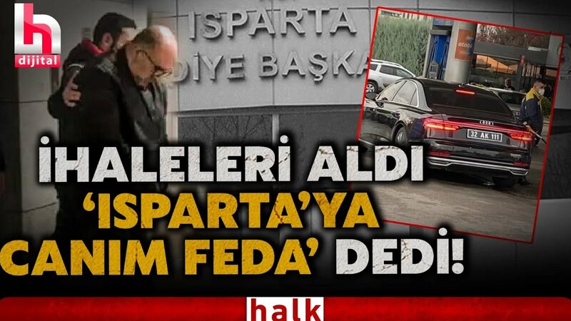 Isparta Belediyesi’nden 10 ihale alan Aziz İhsan Aktaş, başkana Audi A8 ...