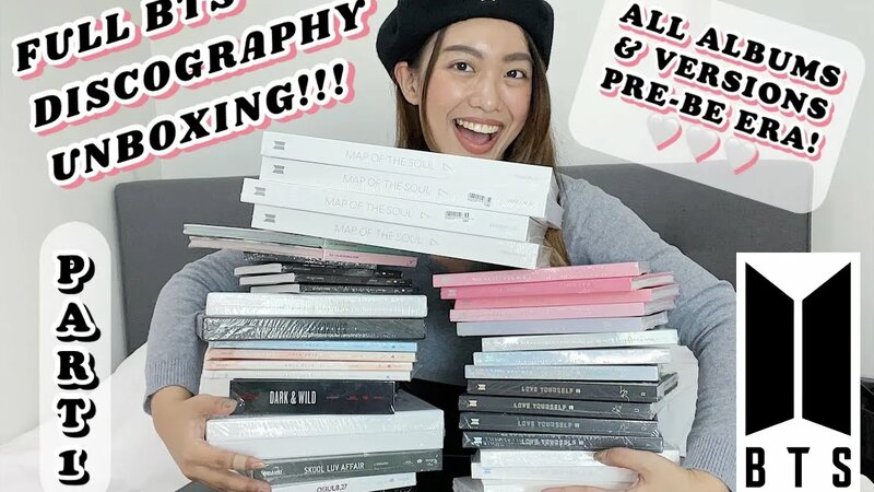 BTS (방탄소년단) Full Discography (ALL albums and versions!!!) Unboxing Part ...
