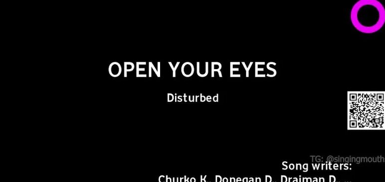 Disturbed - Open Your Eyes (караоке) — Видео от Караоке. Поющие Рты ...