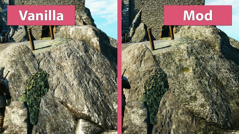 The Witcher 3 – HD Reworked Project 4.6 vs. Vanilla Graphics Mod ...