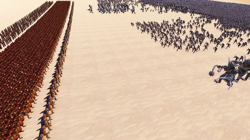 Spartans, Archer & Golden Knights Vs Orc Army Ultimate Epic Battle ...