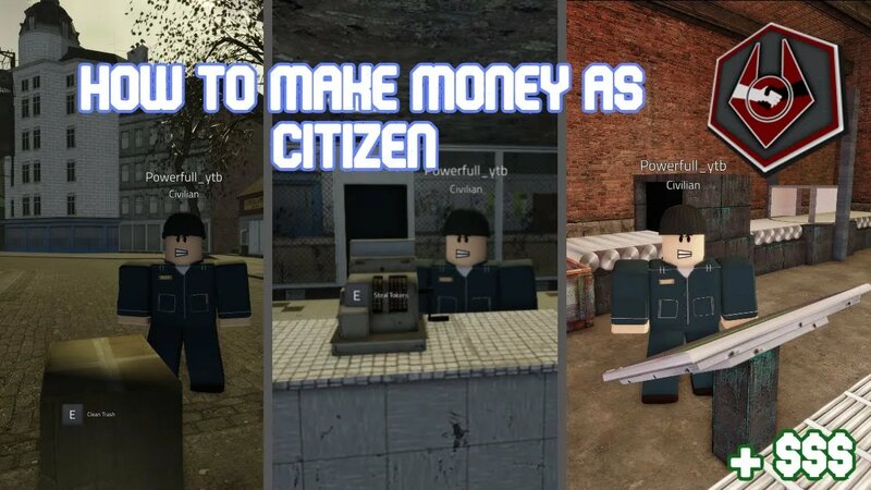 How to make money as Citizen | Roblox [RP] CITY-17 0.6 [TUTO] [EN ...