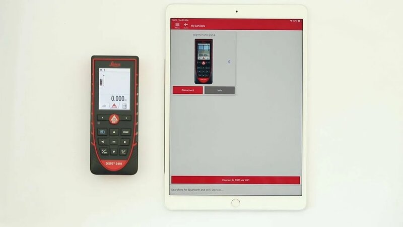 Leica Disto™ Plan - How to connect Leica Disto D510 with a phone/tablet ...