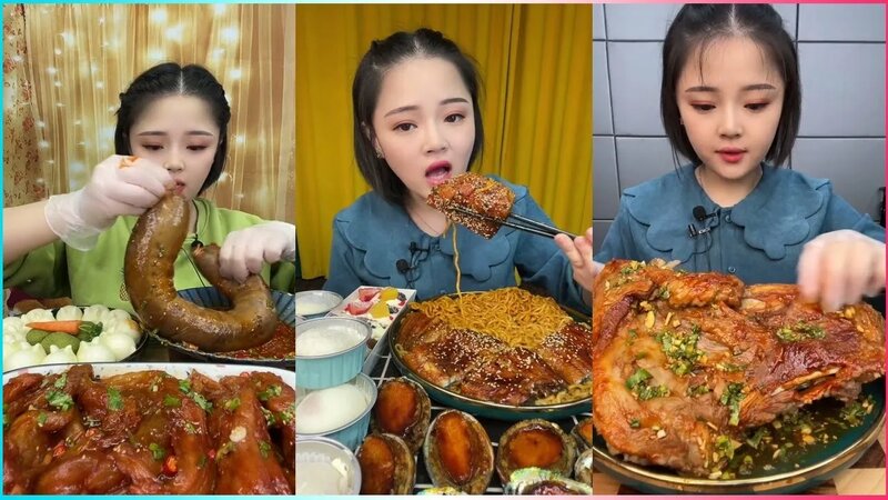 Crunchy Sweet Pork Mukbang ASMR | 먹방 | หมูกรอบ#crunchyfood #asmrmukbang ...