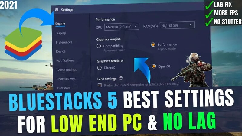 Bluestacks 5 Best Settings for Low End PC! | Bluestacks Lag Fix 4GB RAM