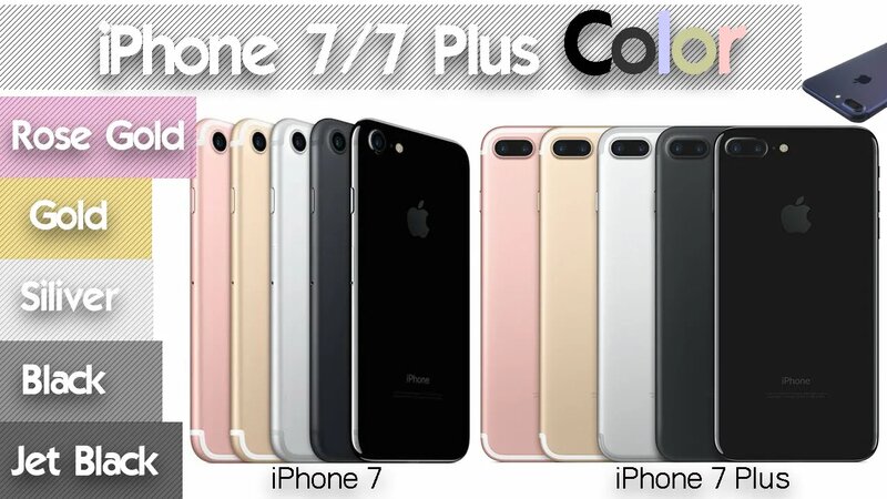 iPhone 7 & 7 Plus Official Released Color Review