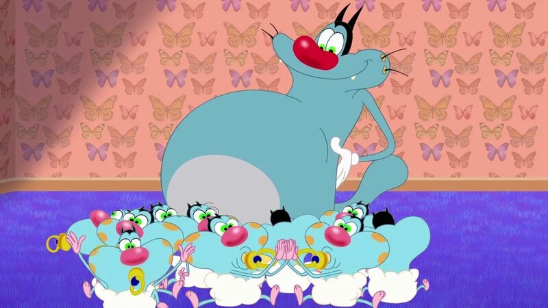 Oggy and the Cockroaches MAMA OGGY Full Episodes HD - Смотреть онлайн в ...