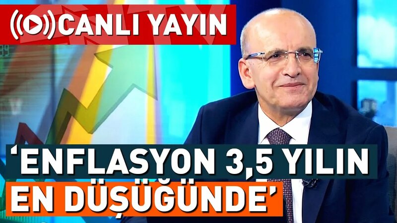 Hazine ve Maliye Bakanı Mehmet Şimşek, NTV Canlı Yayında Konuşuyor! NTV ...