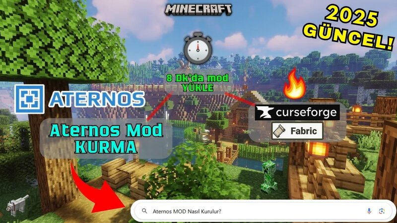 Minecraft Mod Nasıl Kurulur? (Aternos Mod Kurma 2025 Güncel!)[Aternos ...