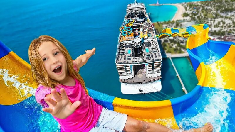 Nastya and Evelyn go on an exciting fun cruise - Смотреть онлайн в ...