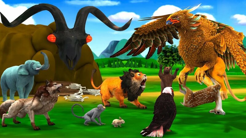 विशाल जादुई ईगल शेर Giant Magical Eagle Sher Ki Kahani - Griffin ...