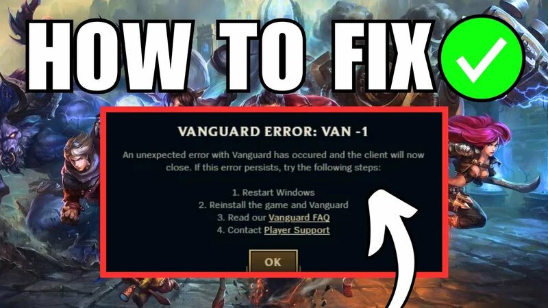 How To Fix Vanguard Van 81 Error in League of Legends - Yandex Video ...
