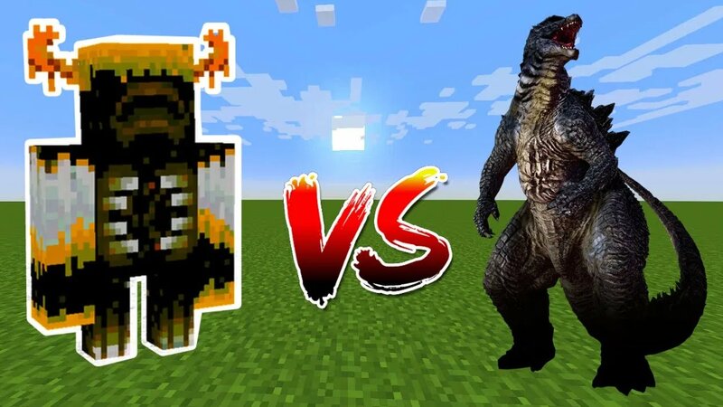 godzilla vs warden boss in Minecraft - Yandex Video aramada çevrimiçi izle