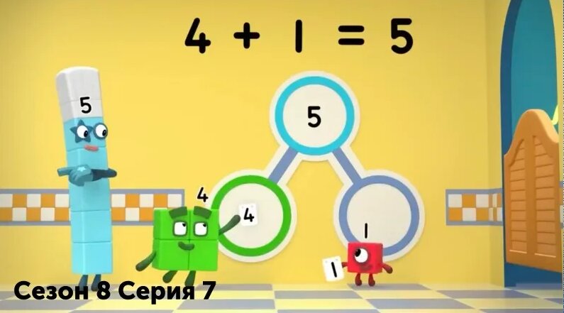 Numberblocks на русском l Сезон 8 Серия 7. Перемена мест слагаемых l ...