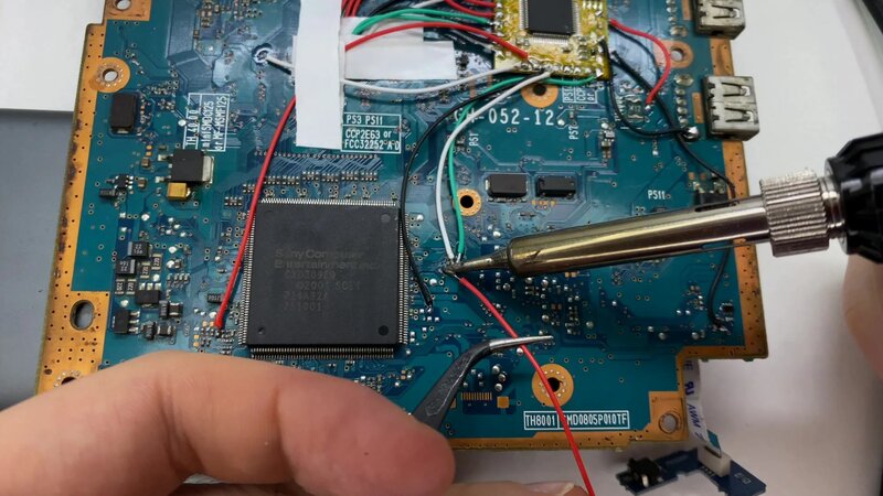How to modchip PS2? mod chip modbo 5.0 installation guide. playstation ...
