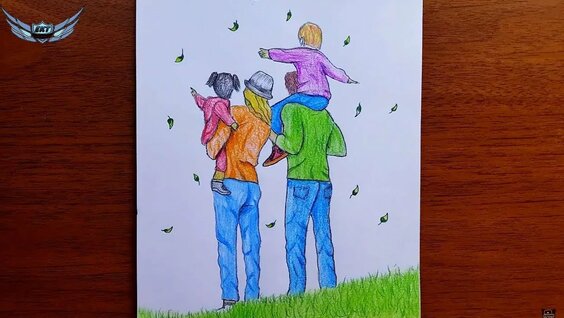 mutlu aile resimleri çizimleri: 1 bin video Yandex'te bulundu