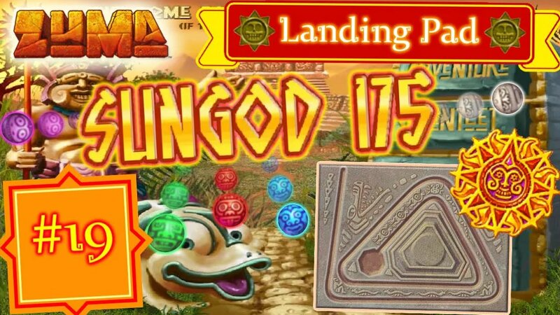 Zuma Deluxe - Aflevering 19 - Gauntlet Mode - Landing Pad! [Sun God 175 ...