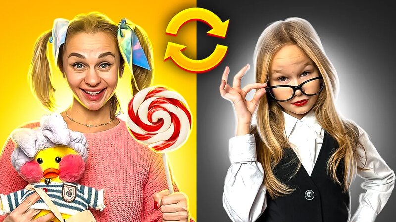 Я Стала Взрослой И МАМА Превратилась В Ребенка НА 24 ЧАСА Челлендж ...