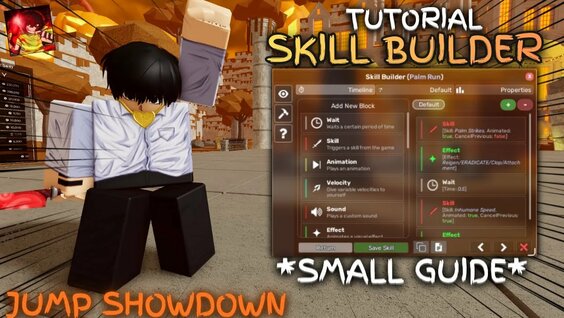 Skill Builder Small Guide Tutorial (Jump Showdown) Roblox - Смотреть ...