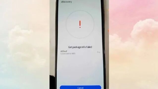 Update and recover system Fix Get Package info failed Problem Solve in ...