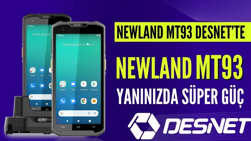 Newland MT93 Android El Terminali | 2.2 Ghz 8core Android 13 GMS 4 GB ...
