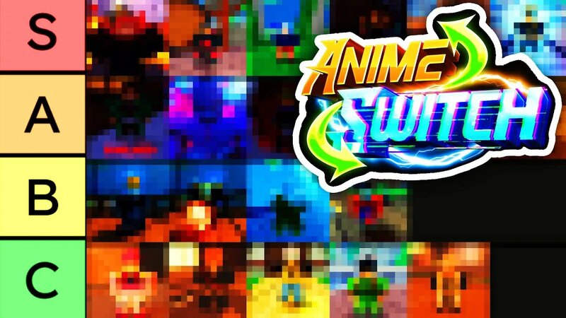 New* updated anime switch unit tier list! (units ranked best to worst ...