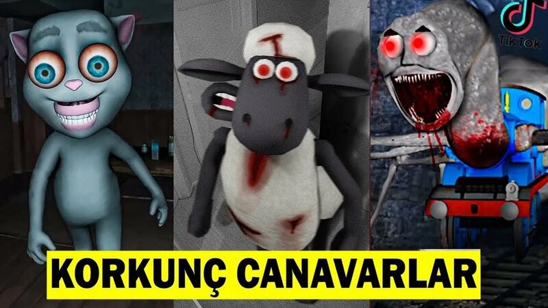 Tiktok'daki EN Korkunç Canavarlar En Korkunç Tiktok Videoları (Talking ...