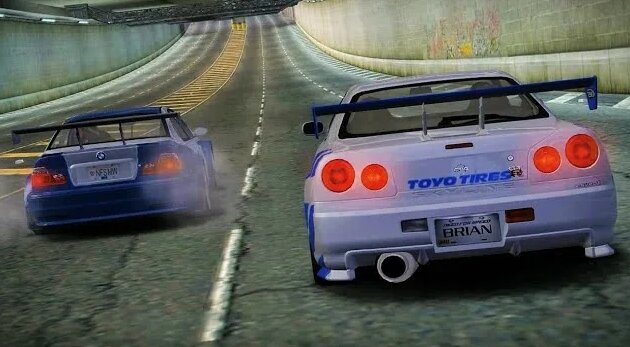 Razor vs Brian / Bmw M3 GTR vs Nissan Skyline GTR R34 (Final Races in ...